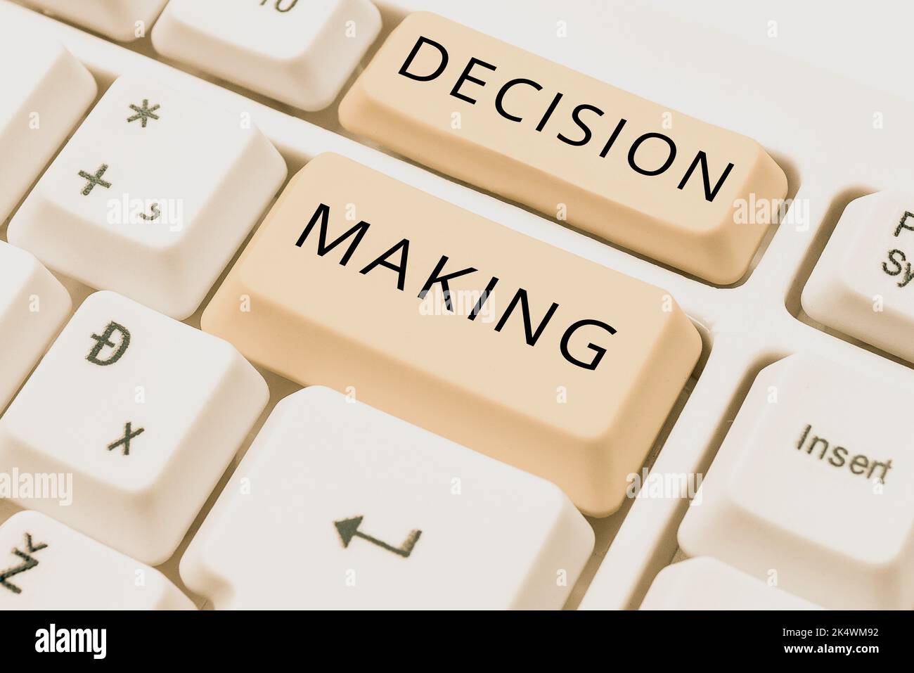 Writing displaying text Decision Making. Business idea to choose the ...