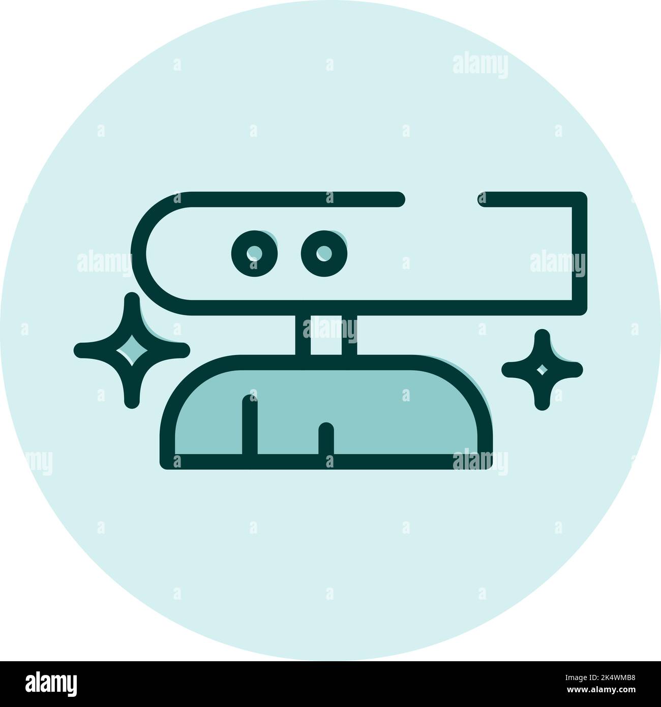 Car polish machine, illustration, vector on a white background Stock ...