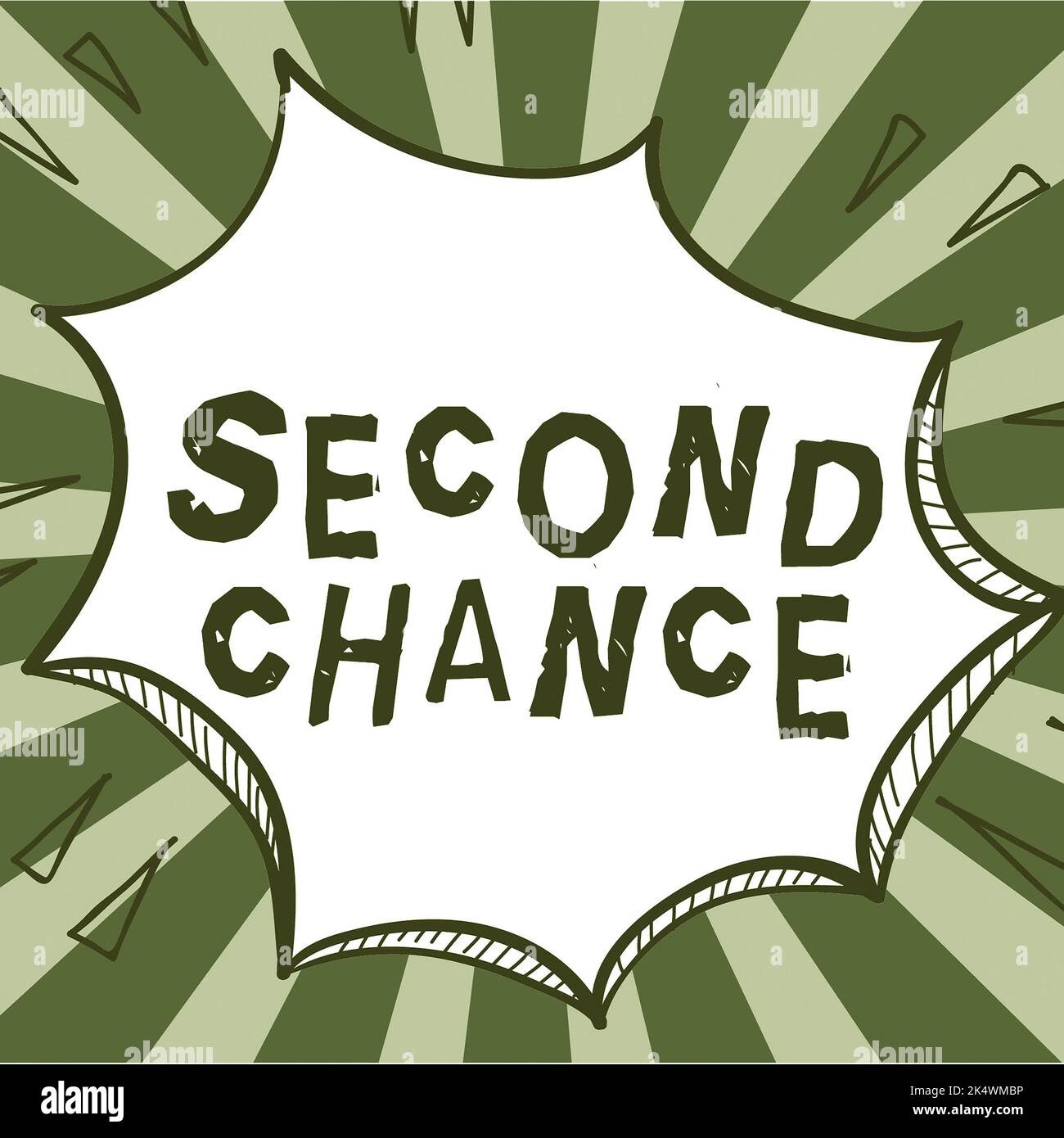 Inspiration showing sign Second Chance. Business showcase the ...