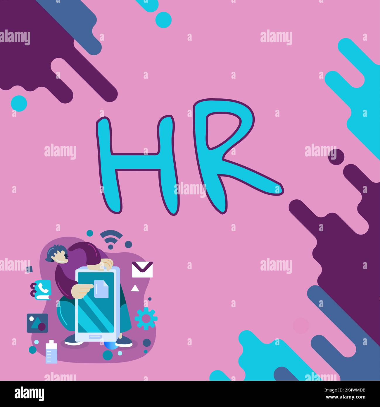 Text showing inspiration Hr. Business showcase human resource strategic ...