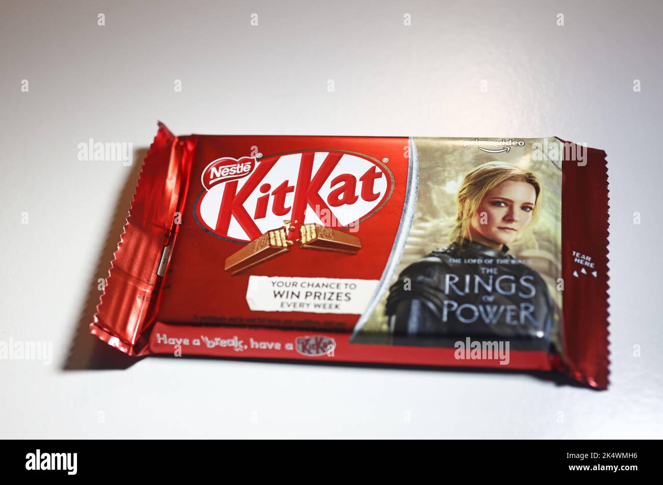 Kit Kat (stylised as KitKat in various countries) is a chocolate ...