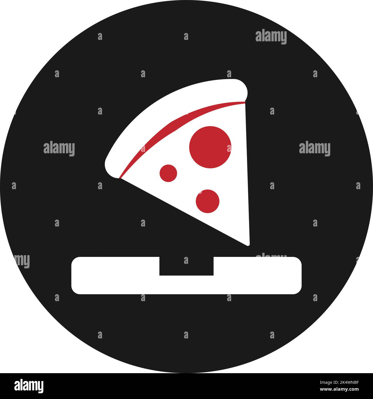 Food delivery driver on Stock Vector Images - Alamy