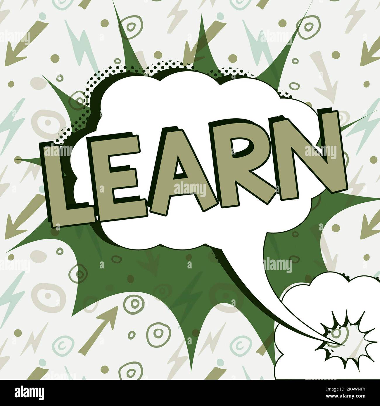 Text caption presenting Learn. Word for process of acquiring new ... Text caption presenting Learn. Word for process of acquiring new ...