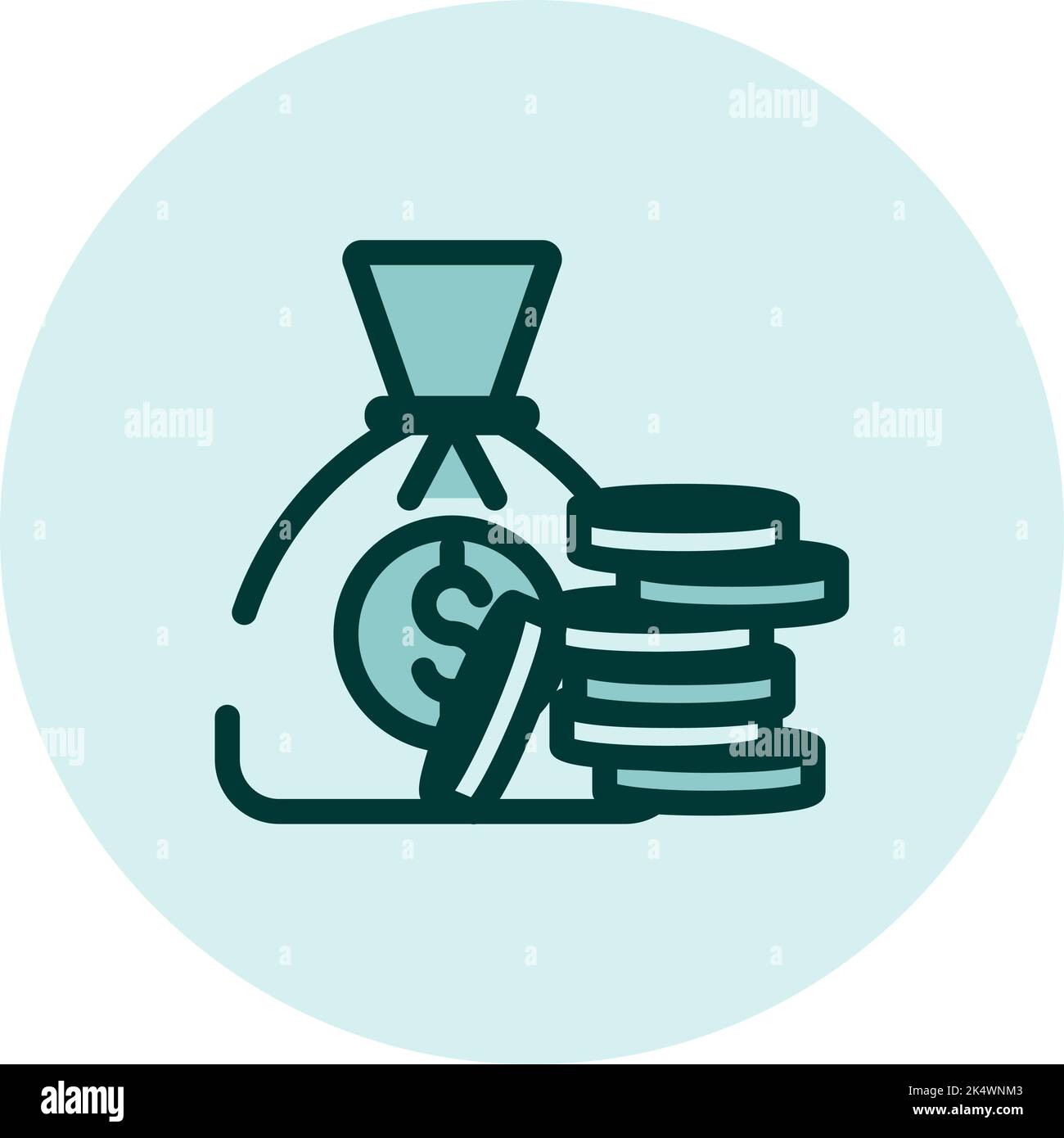 Money market fund icon hi-res stock photography and images - Alamy