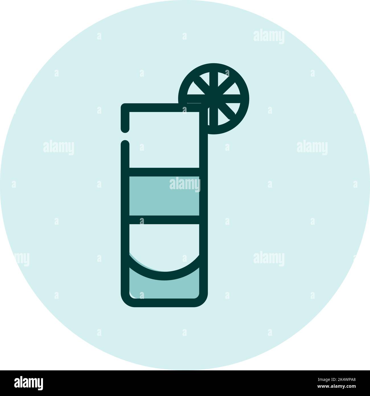 Shot tequila on bar Stock Vector Images - Alamy