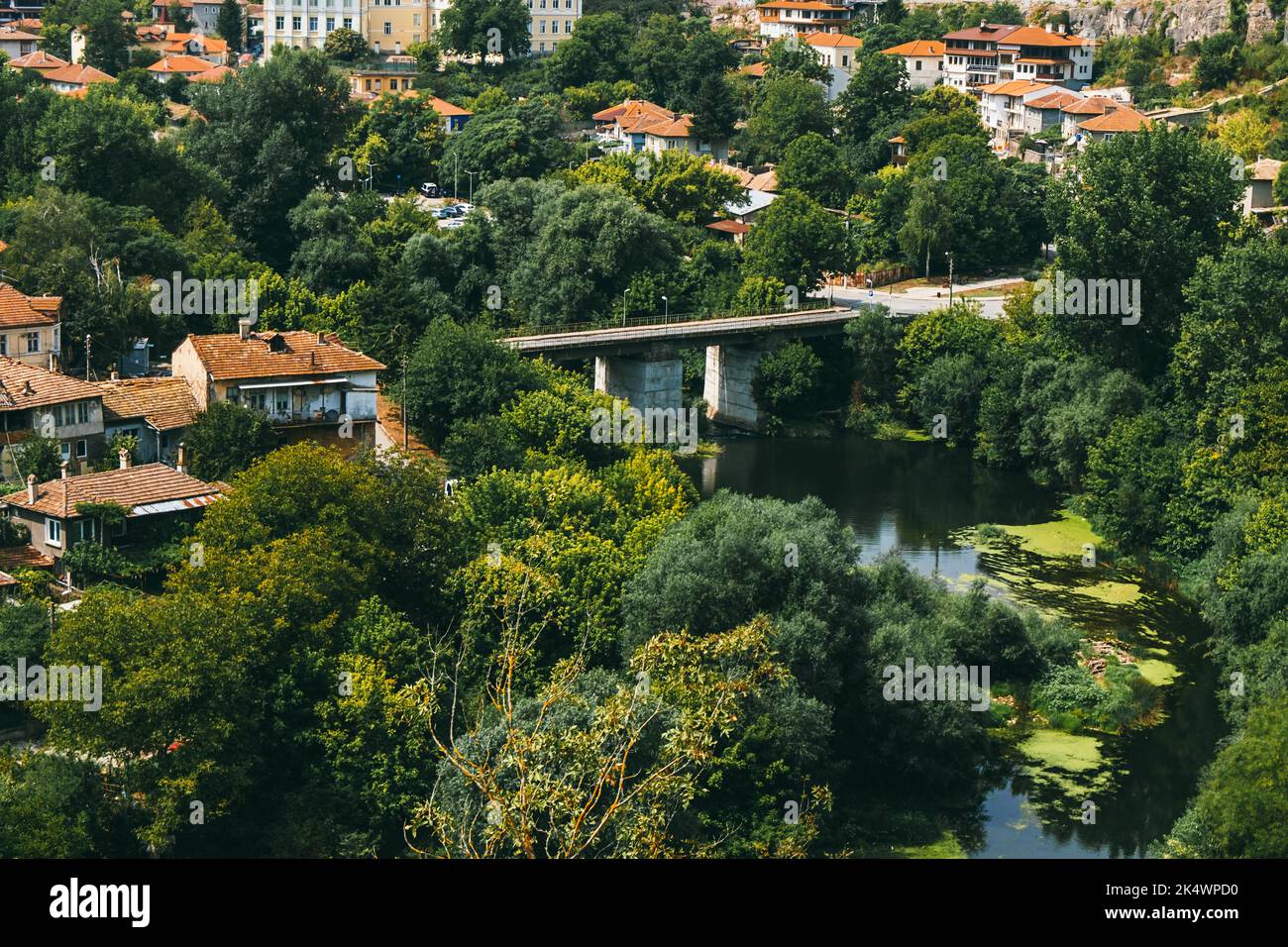 Panoramic view of the ancient city in Bulgaria Stock Photo - Alamy