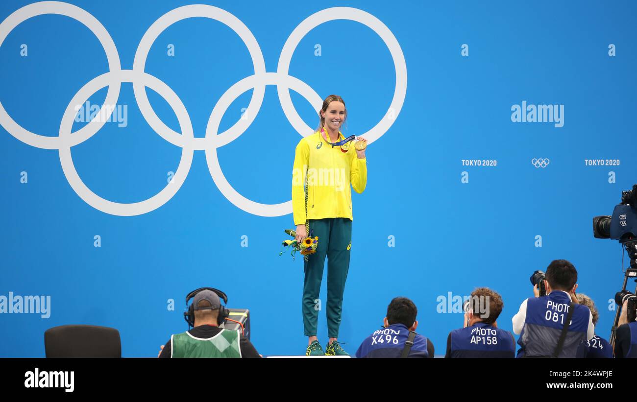 AUGUST 1st, 2021 - TOKYO, JAPAN: Emma McKEON of Australia wins the Gold ...
