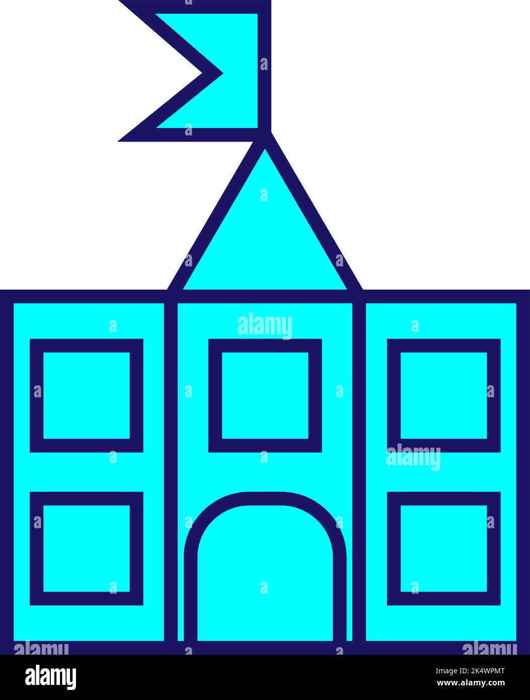 School education, illustration, vector on a white background Stock ...