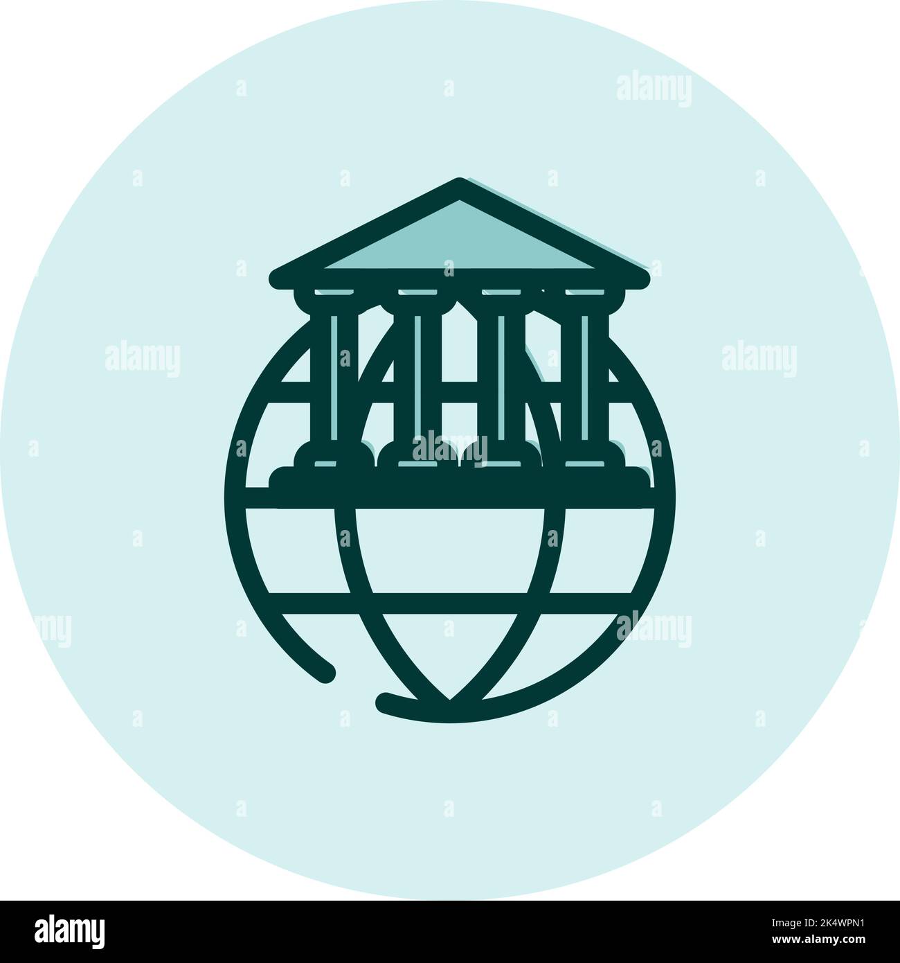 Business headquarters, illustration, vector on a white background Stock ...