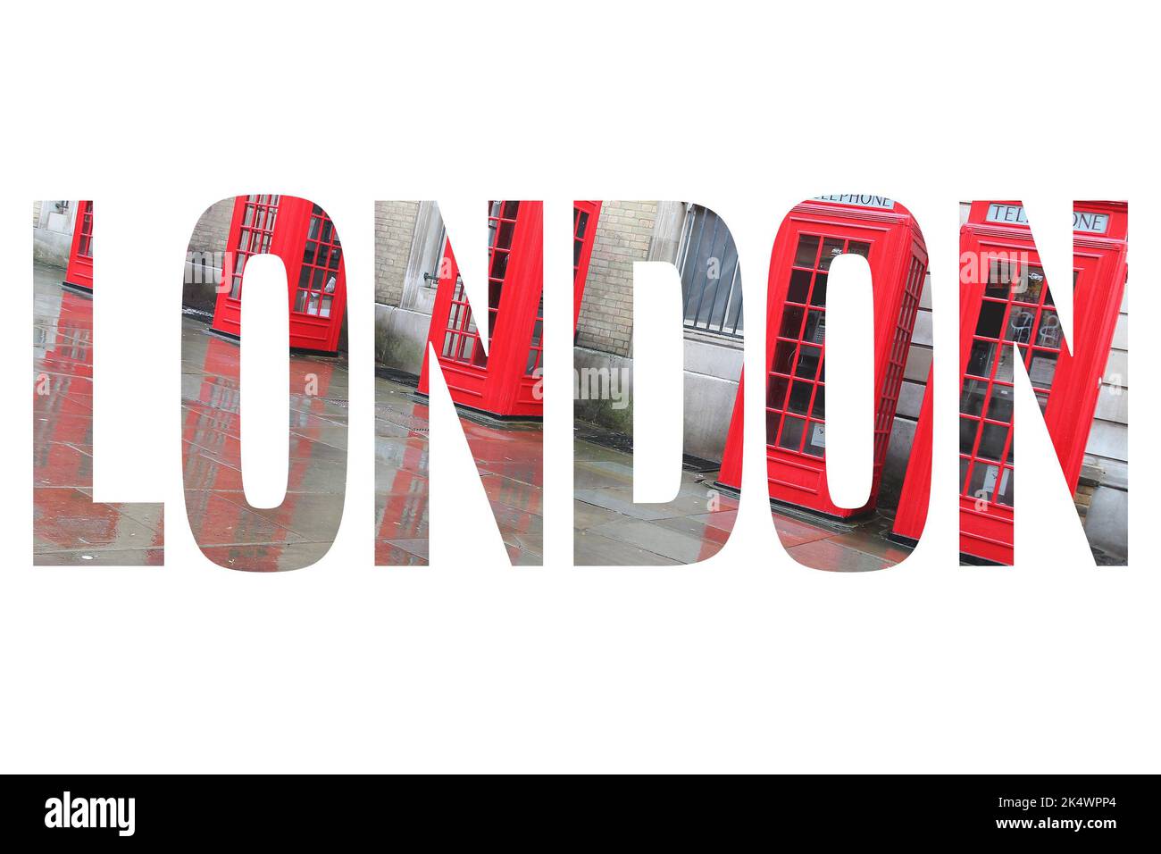 London, UK - travel postcard word sign. City name text Stock Photo - Alamy
