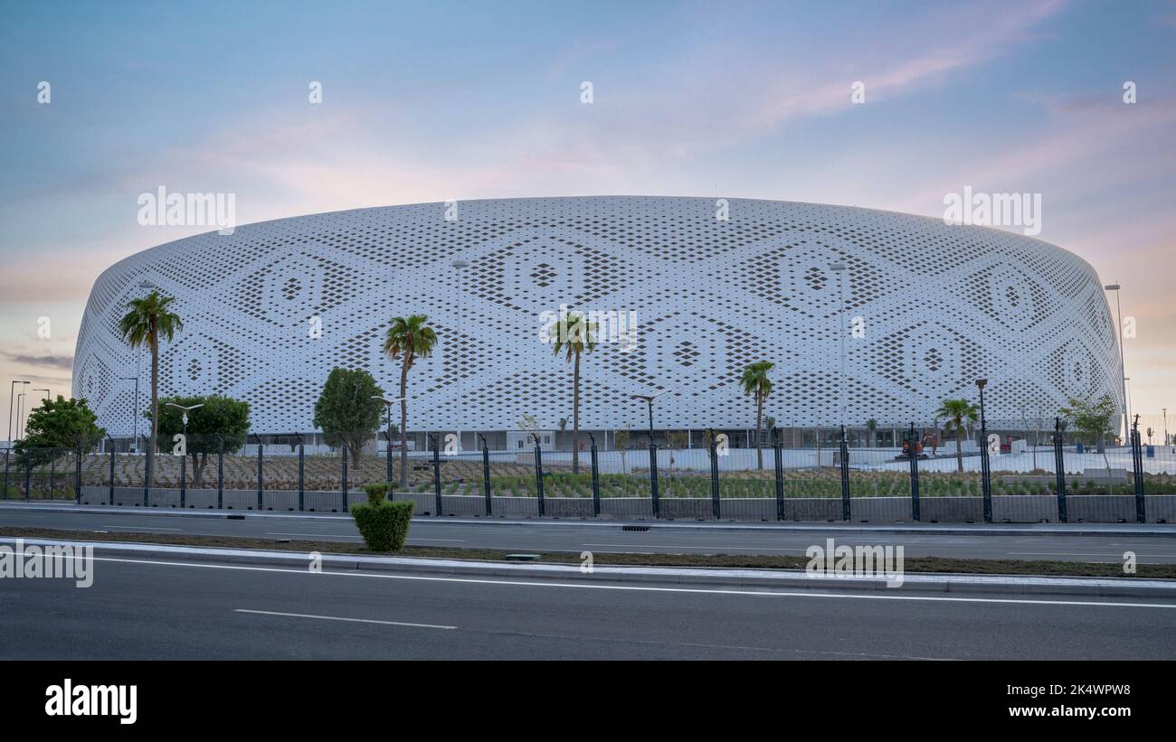 Doha,Qatar- September 09,2022 : iconic Al-Thumama football Stadium iin ...