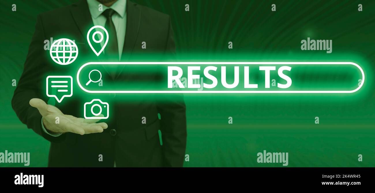 Inspiration showing sign Results. Word for final consequence of a ...