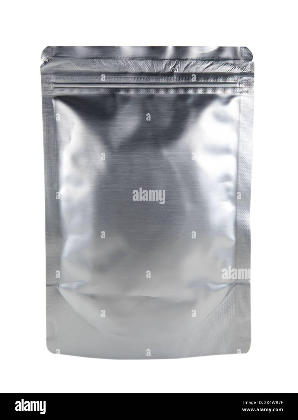 Empty vacuum packaging for products and fruits. Gray inorganic ...