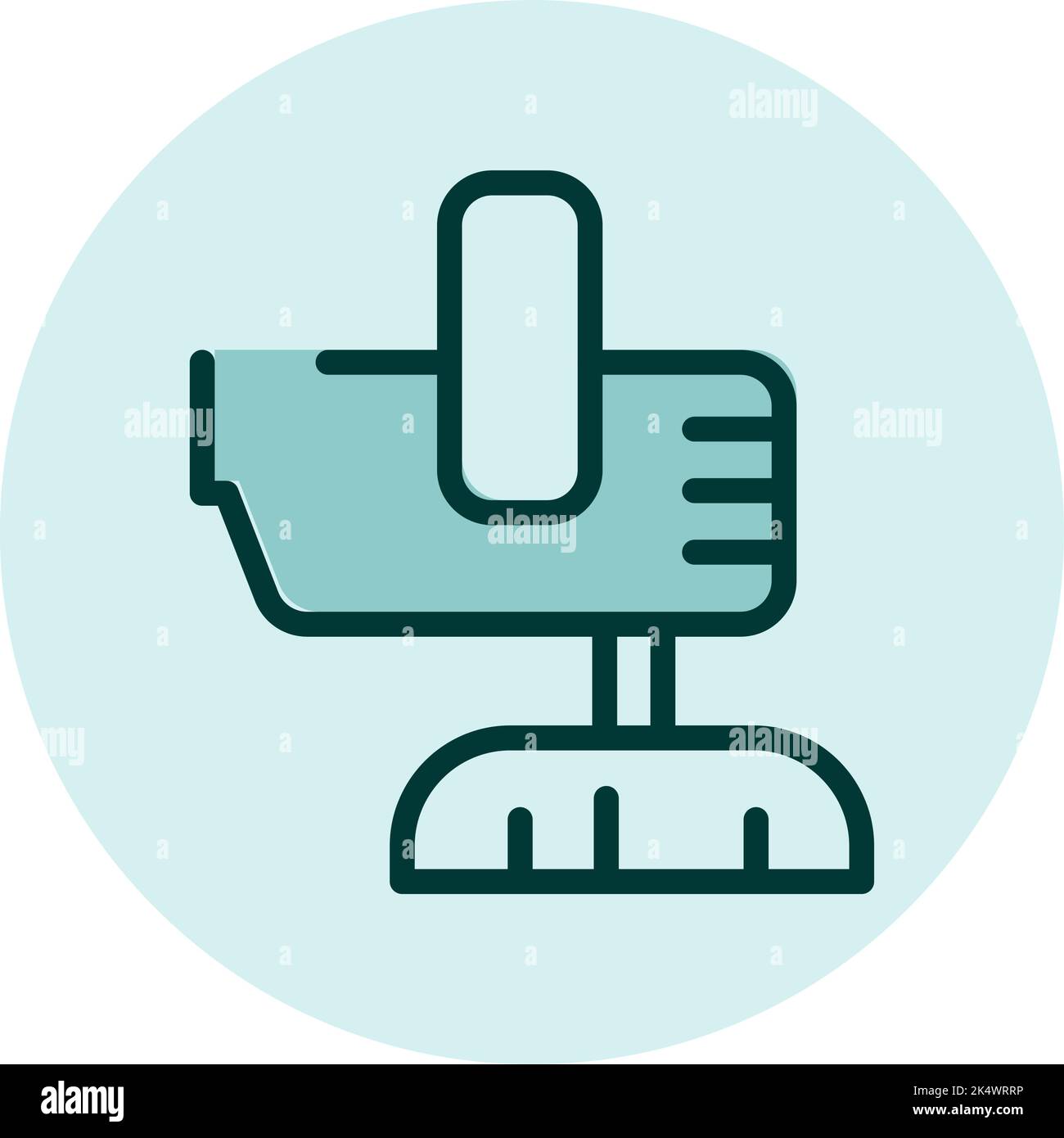 Automobile polishing machine, illustration, vector on a white ...