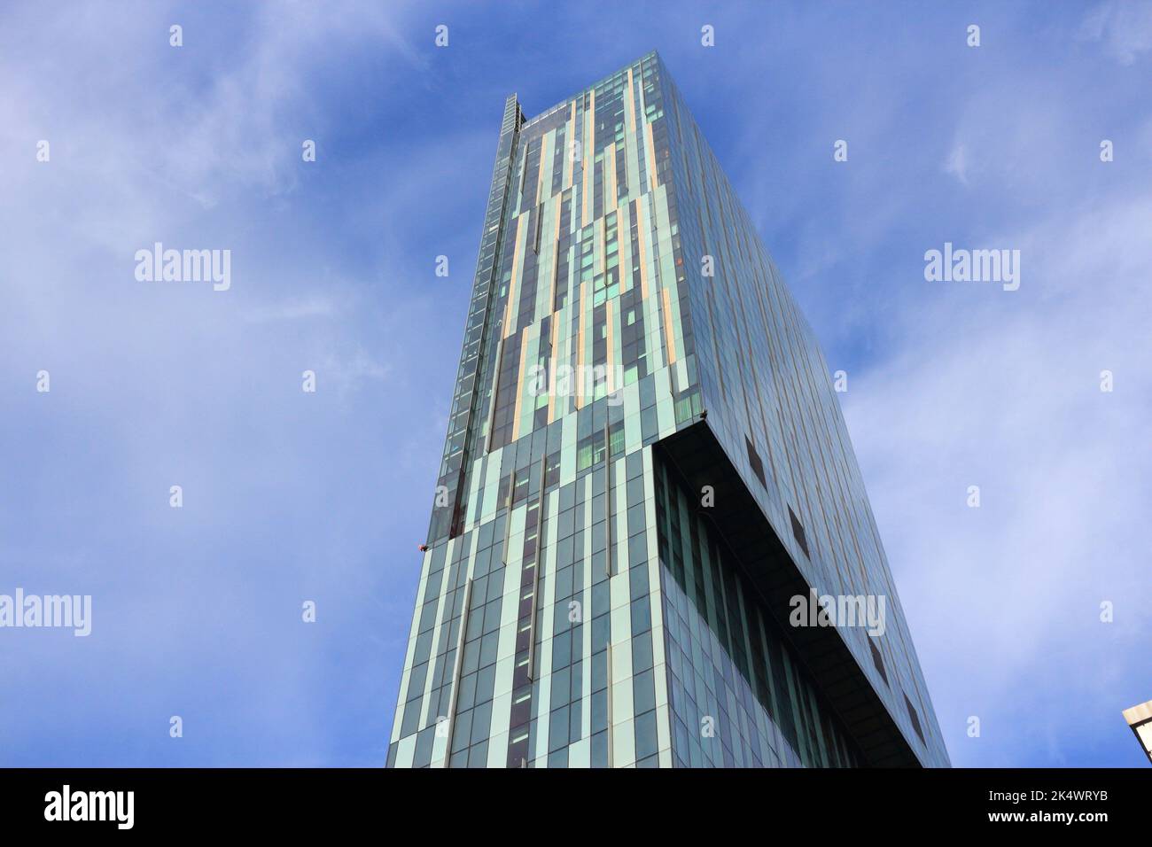 MANCHESTER, UK - APRIL 22, 2013: Beetham Tower in Manchester, UK. The ...