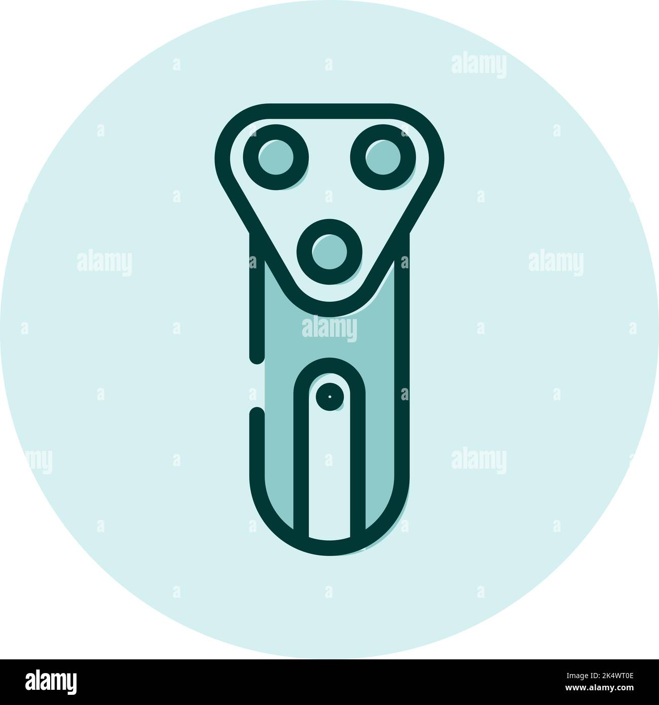 Electric hair beard trimmer Stock Vector Images - Alamy