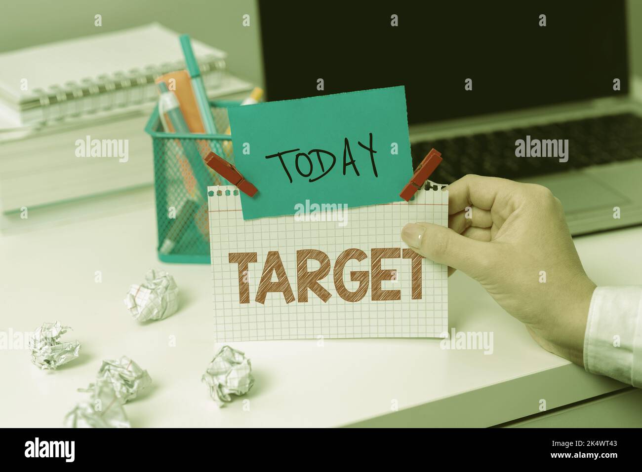 Conceptual display Target. Business overview something at which someone ...