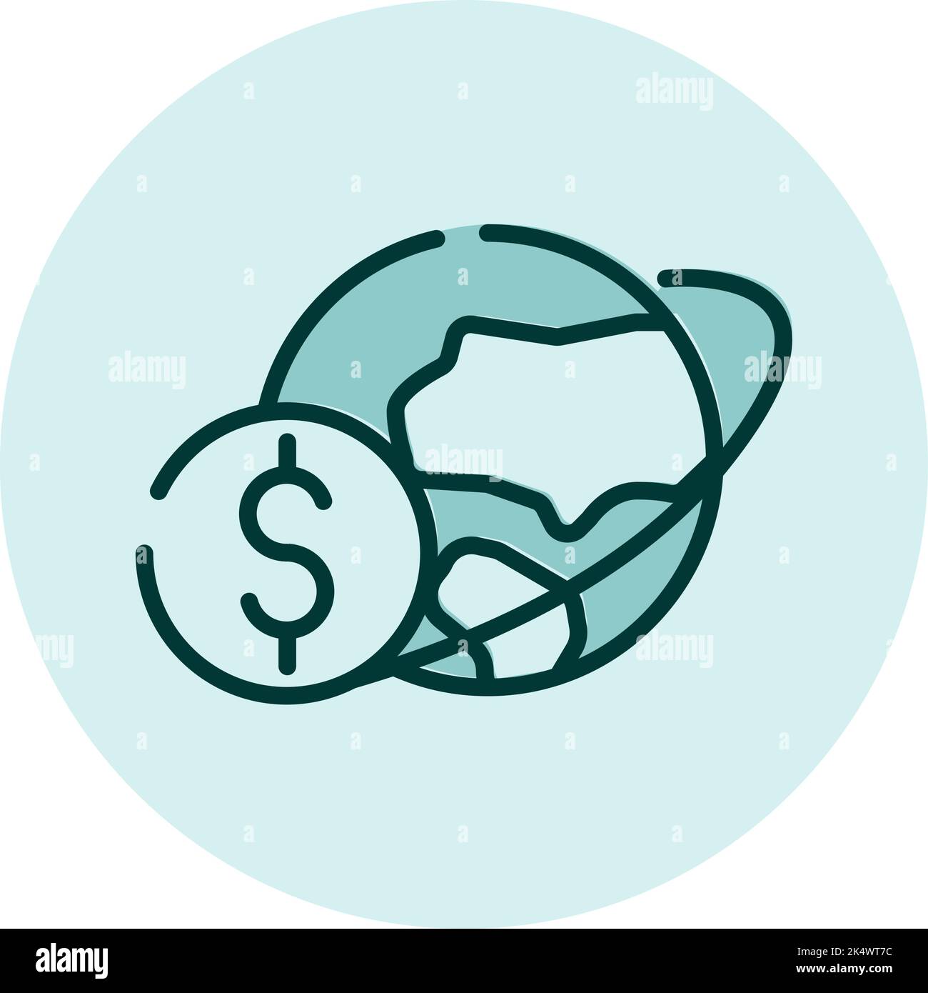 Dollar money transfer sign Cut Out Stock Images & Pictures - Alamy