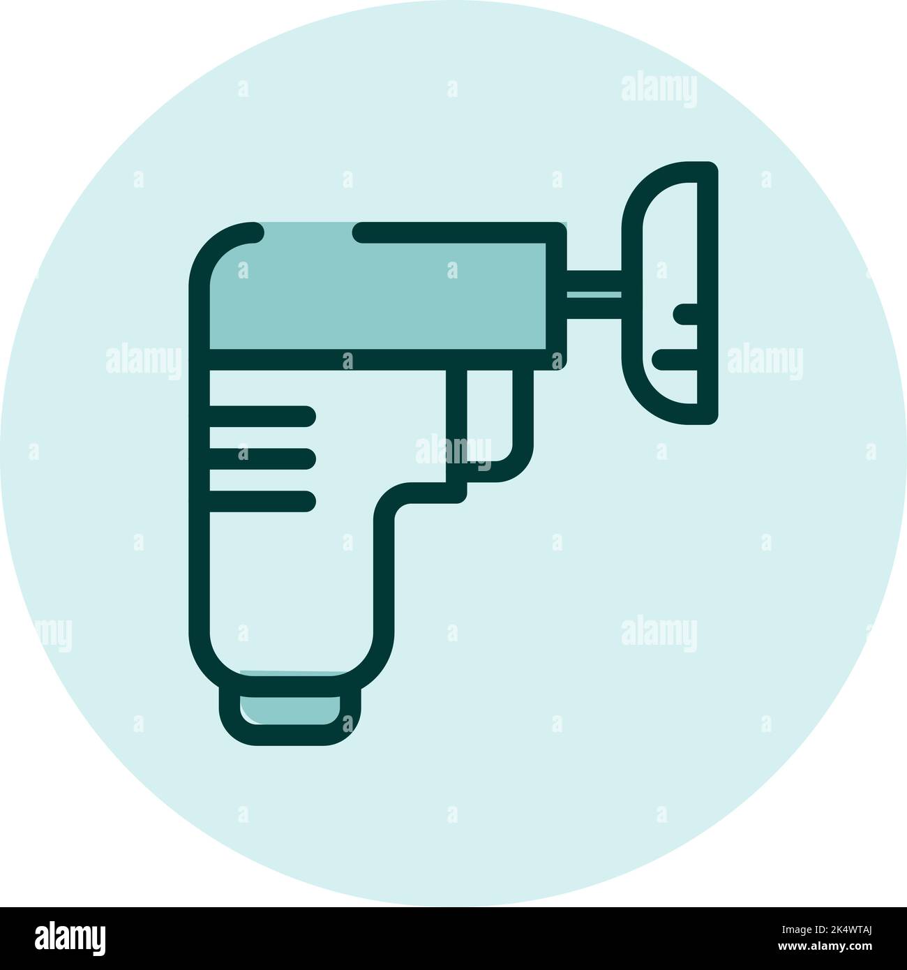 Car polishing machine, illustration, vector on a white background Stock ...