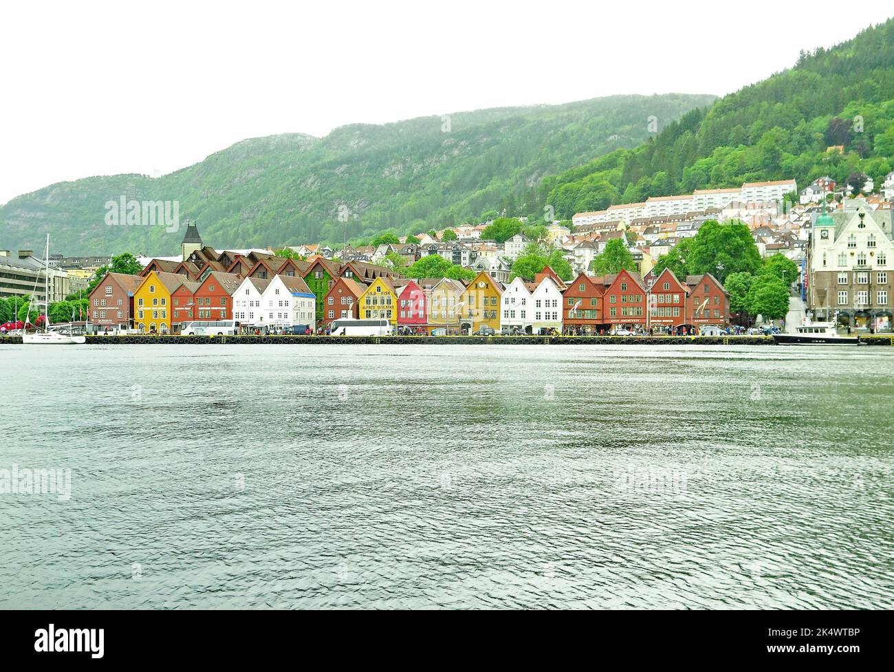 Overview of Bergen in Norway, Europe Stock Photo - Alamy