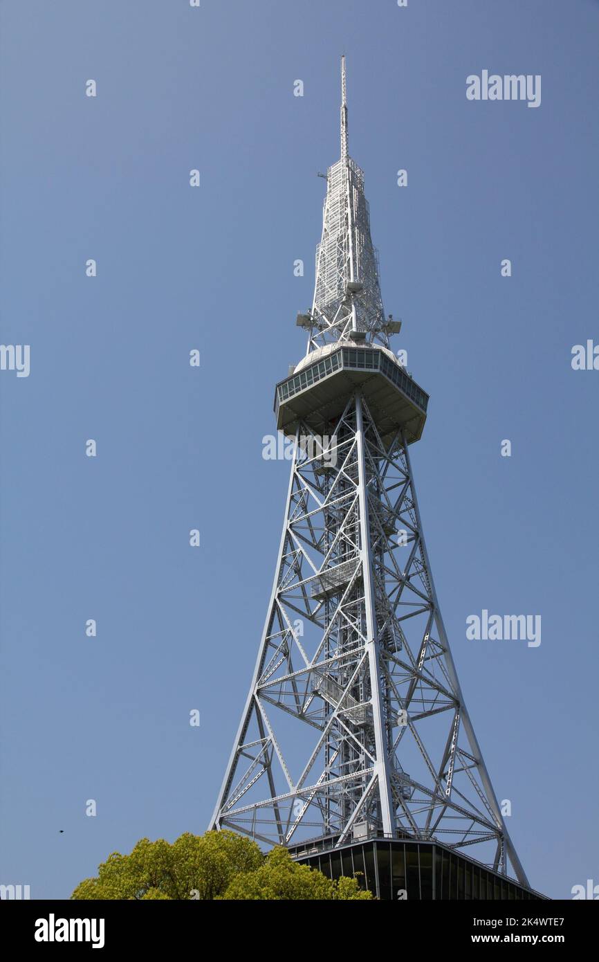 NAGOYA, JAPAN - APRIL 28, 2012: Nagoya TV Tower in Nagoya, Japan. The ...