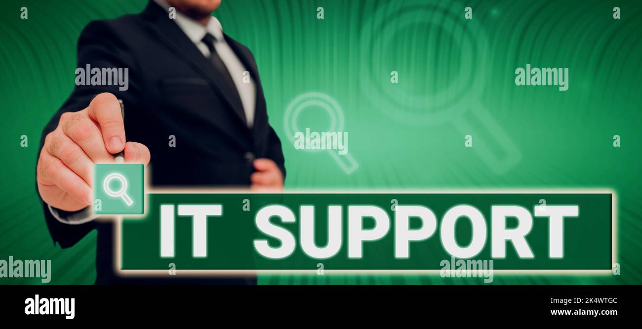 Inspiration showing sign It Support. Concept meaning Lending help about ...