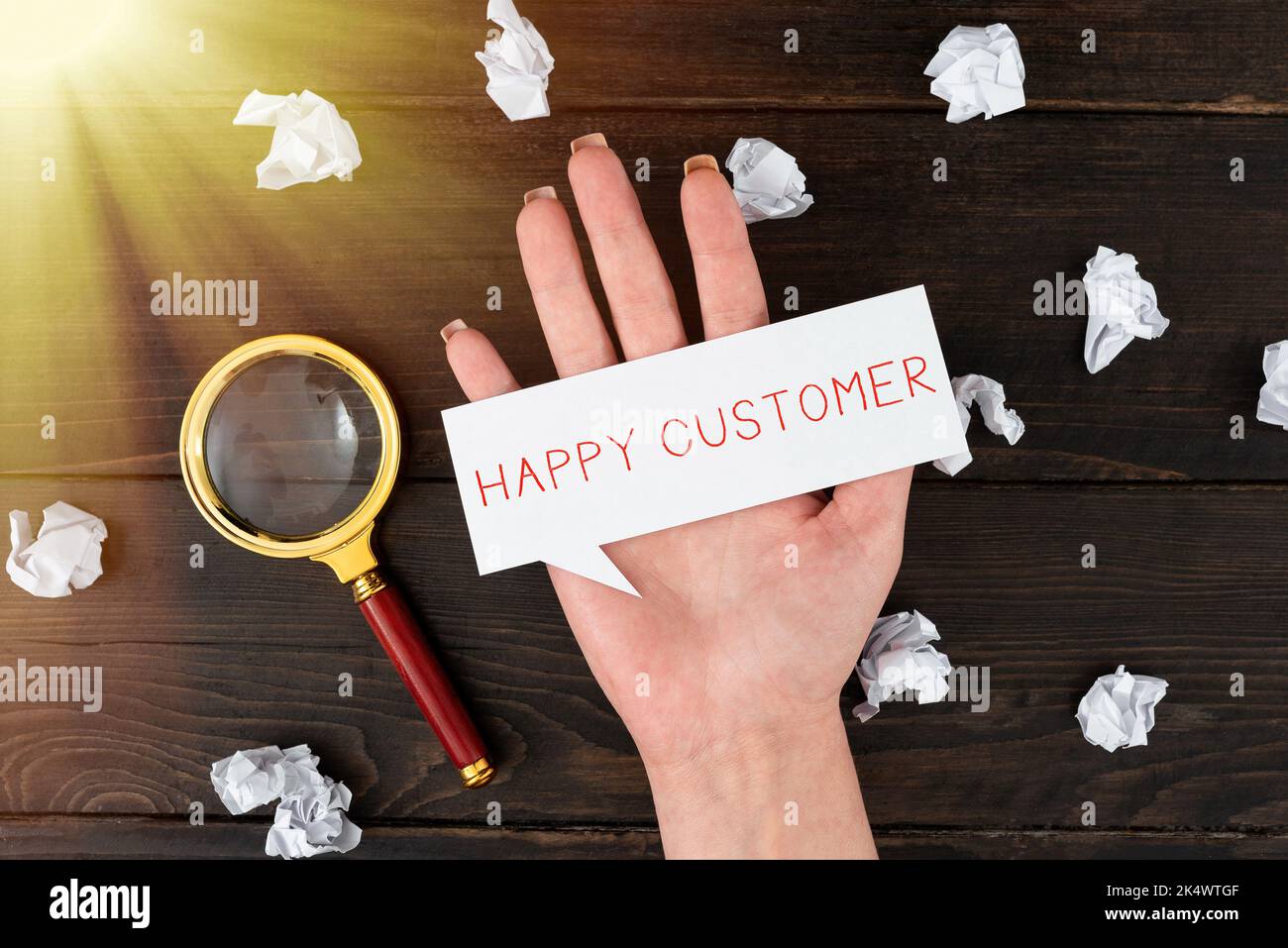 Inspiration showing sign Happy Customer. Business idea highest ...