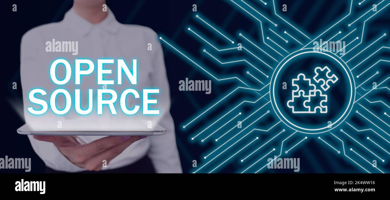 Conceptual caption Open Source. Business idea contains the source code ... Conceptual caption Open Source. Business idea contains the source code ...