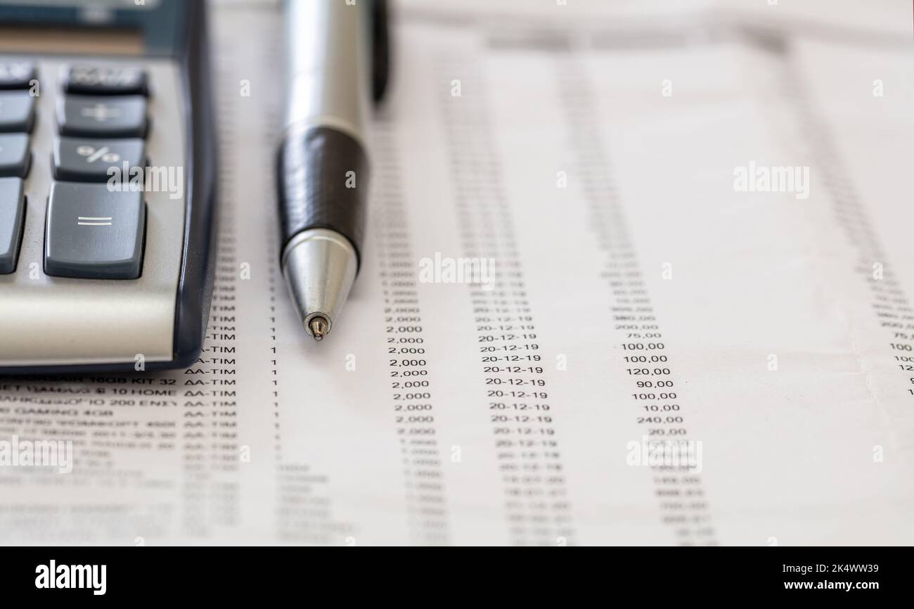 Business invoice template hi-res stock photography and images - Alamy