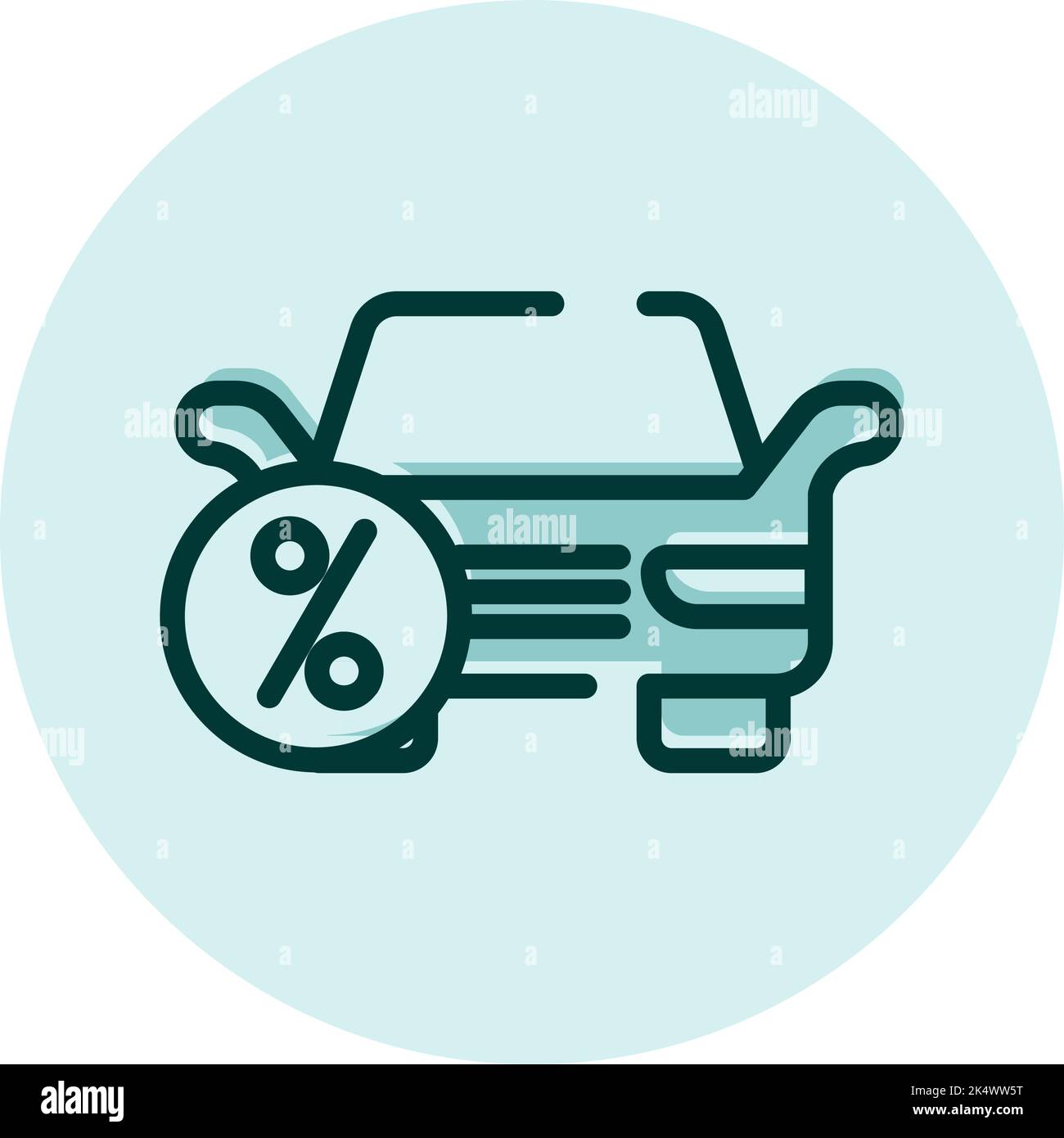 Financial car loan, illustration, vector on a white background Stock ...