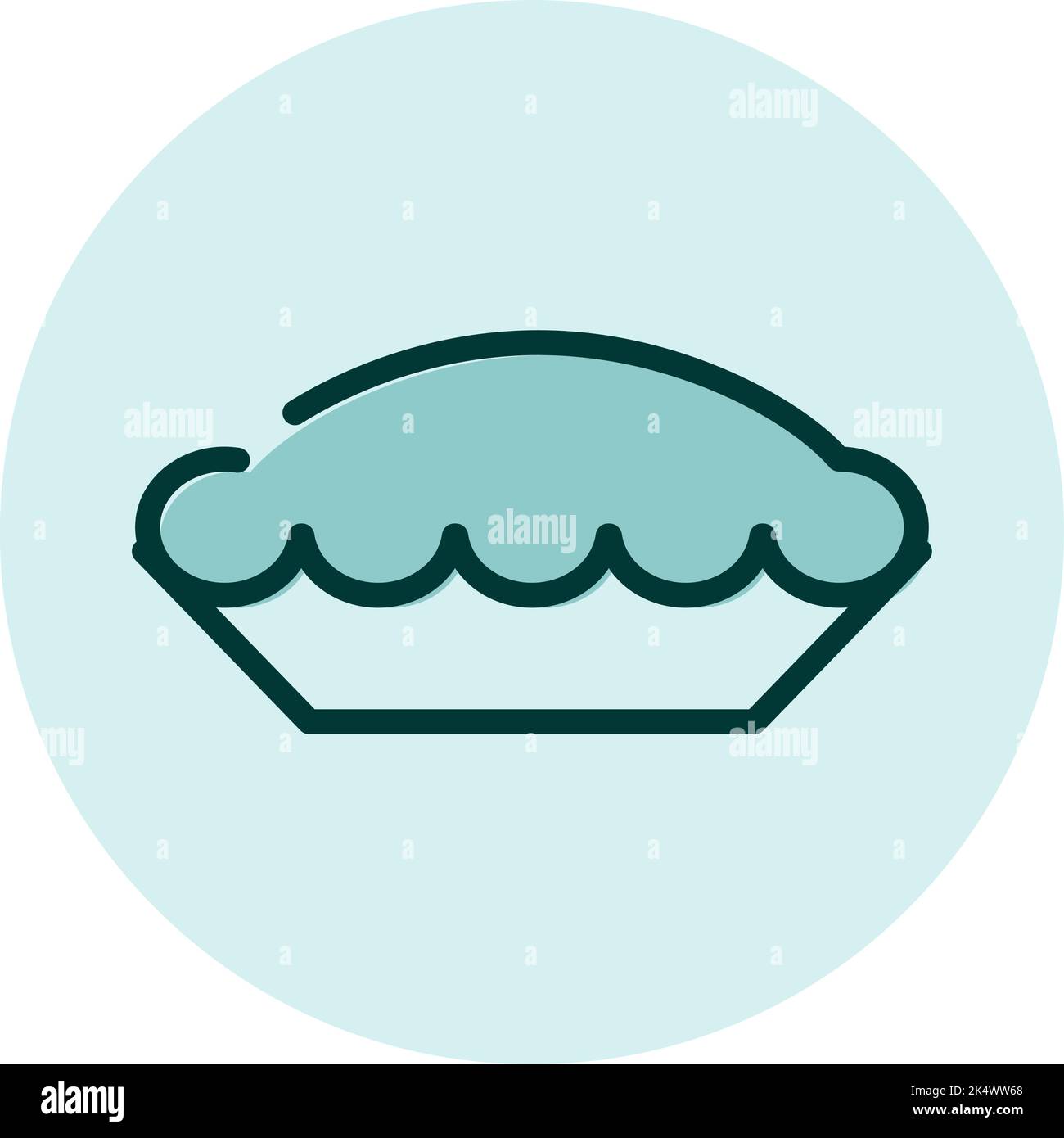 Tasty homemade pie background Stock Vector Images - Alamy