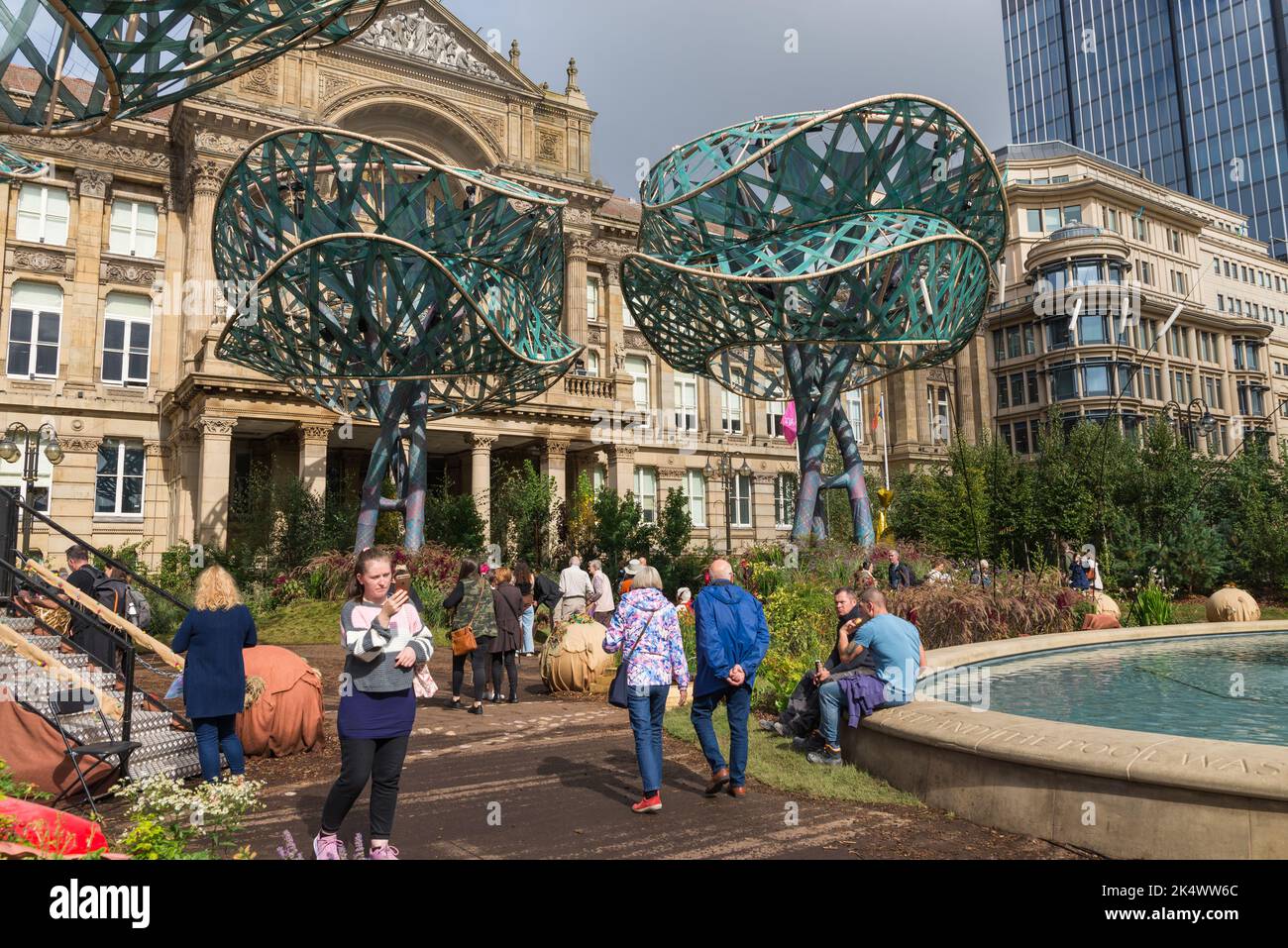 Polinations exhibition in Victoria Square, Birmingham is a celebration ...