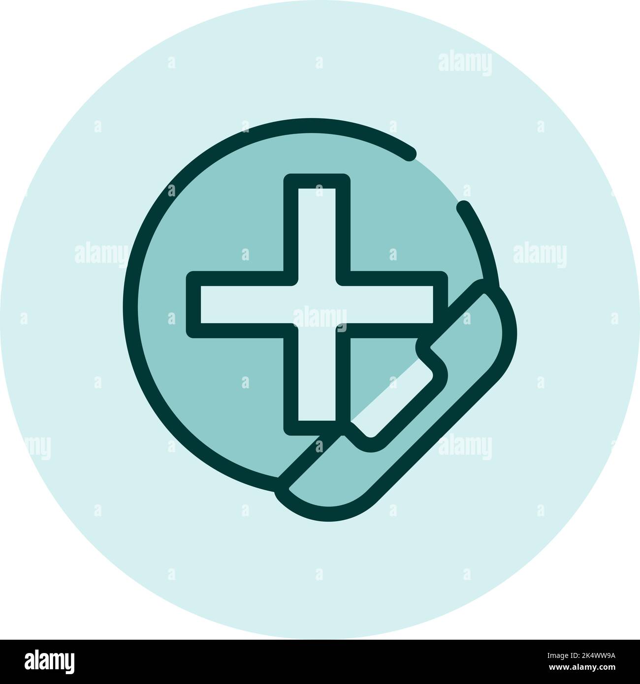 Emergency call center, illustration, vector on a white background Stock ...