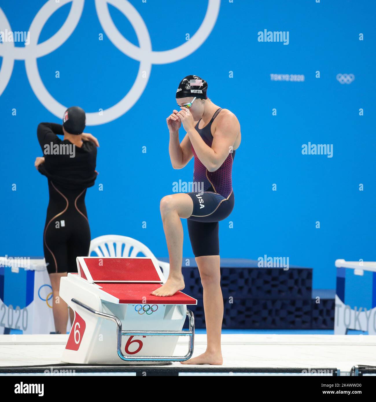 AUGUST 1st, 2021 - TOKYO, JAPAN: Abbey WEITZEIL of United States in ...