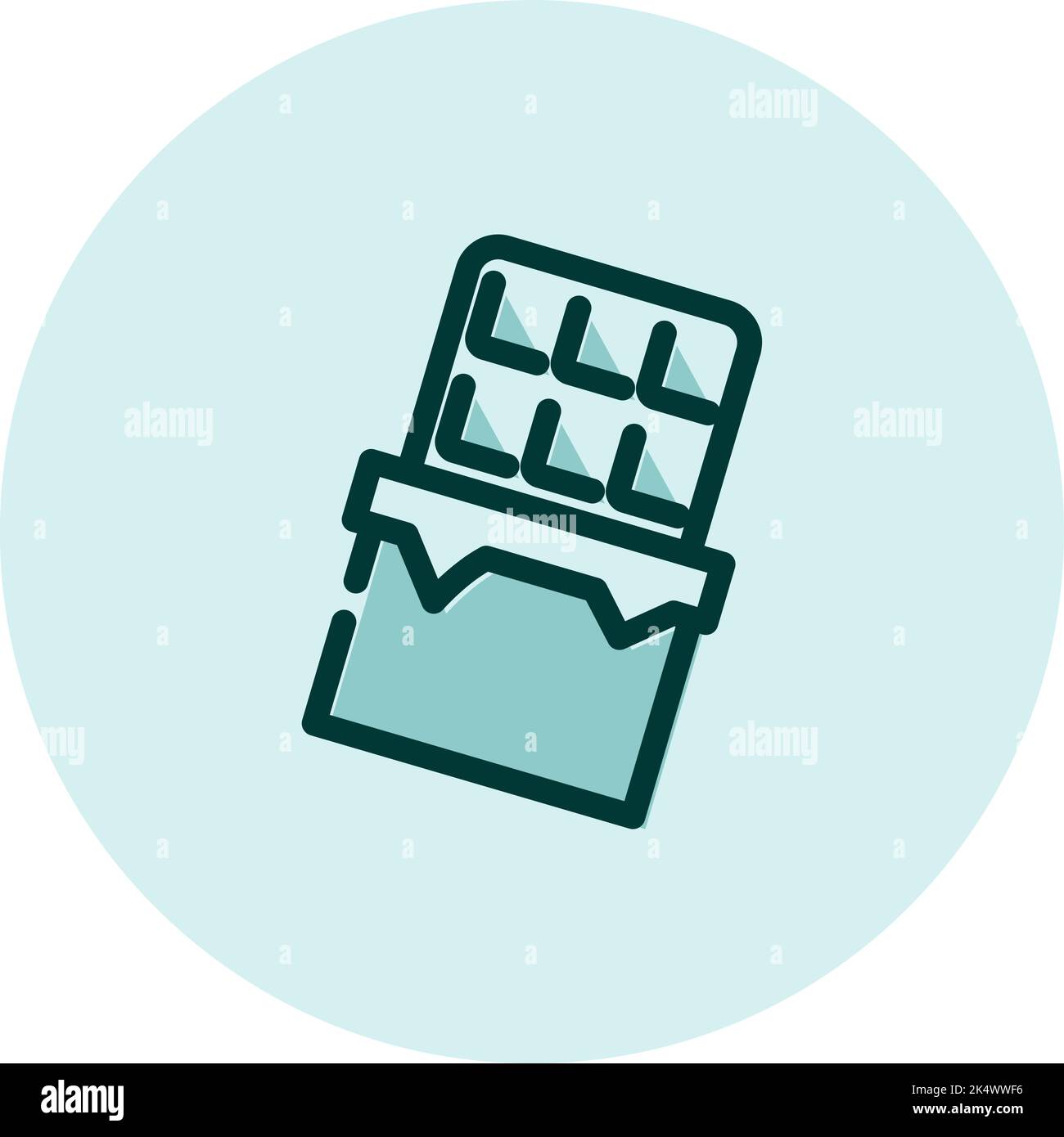 Realistic vector icon chocolate Cut Out Stock Images & Pictures - Alamy