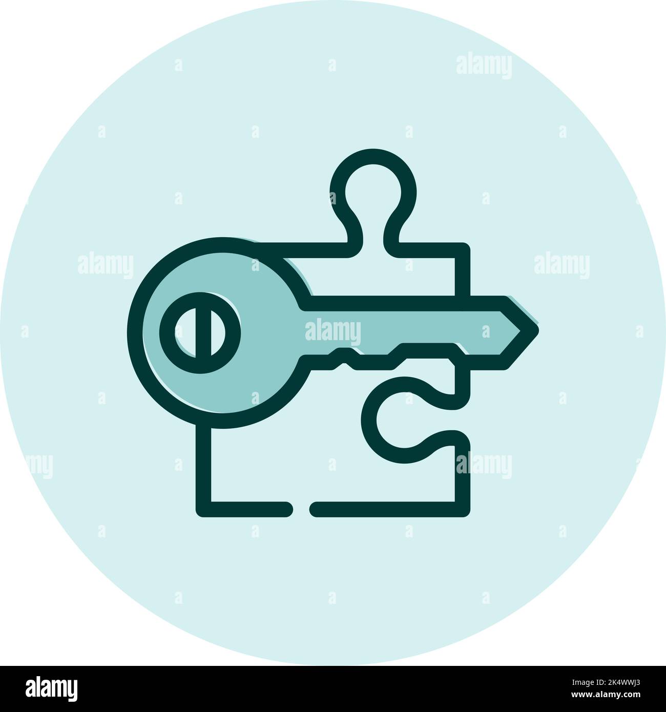 Solution direction icon flat Cut Out Stock Images & Pictures - Alamy