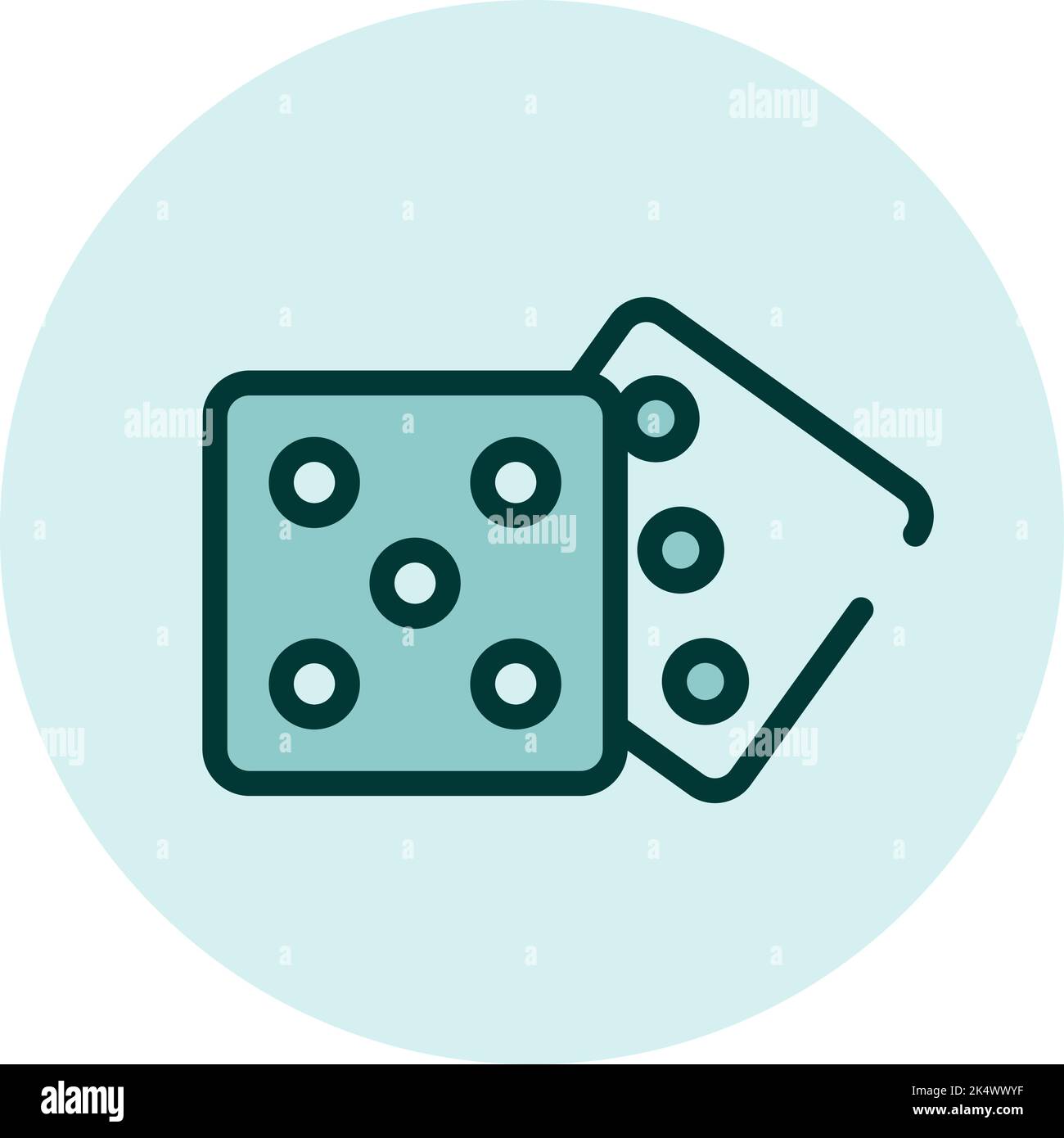 Game cube icon on Stock Vector Images - Alamy