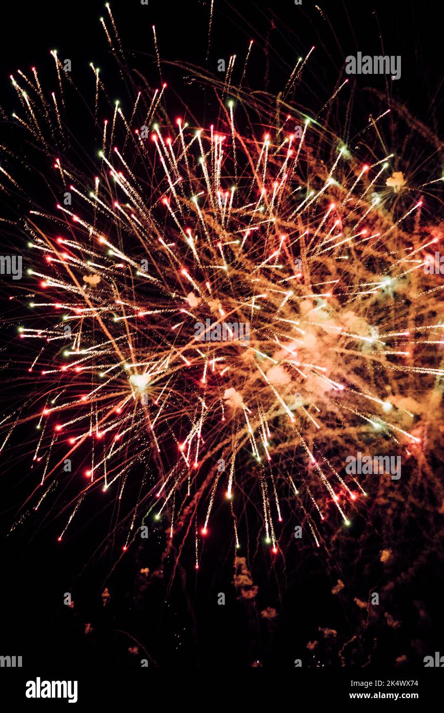 Fireworks up high hi-res stock photography and images - Alamy