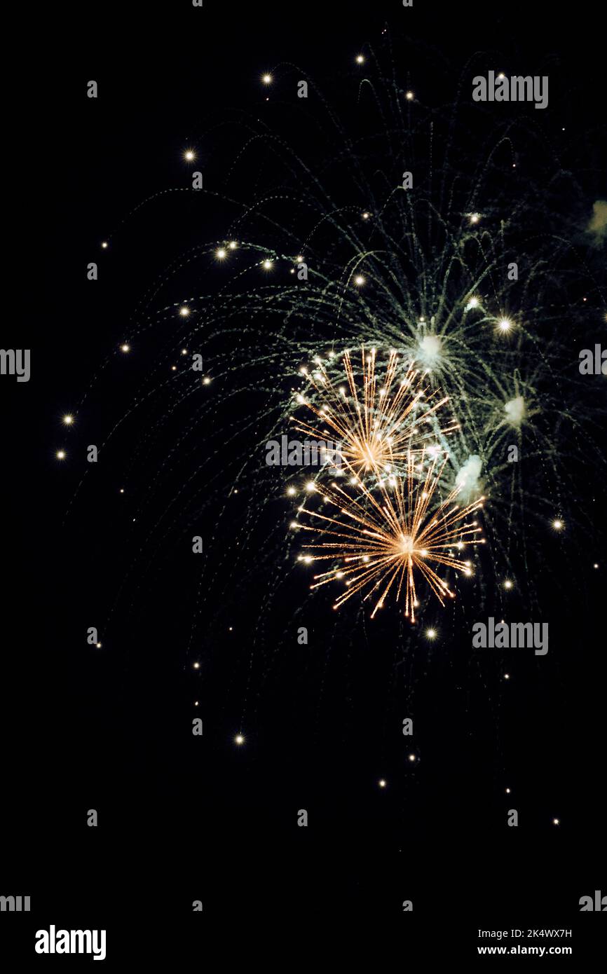 Fireworks up high hi-res stock photography and images - Alamy