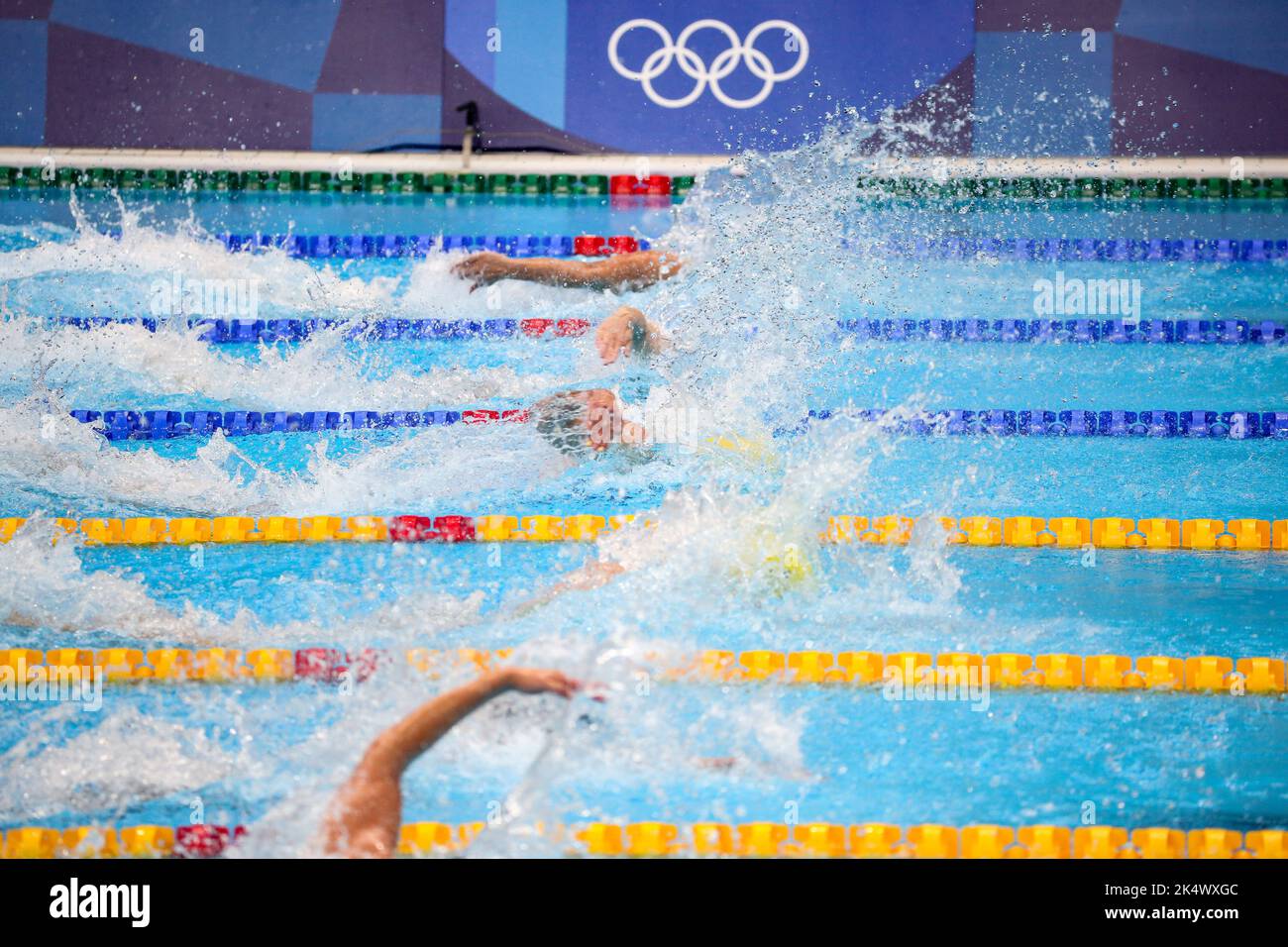 AUGUST 1st, 2021 - TOKYO, JAPAN: swimmers in action during the Women's ...