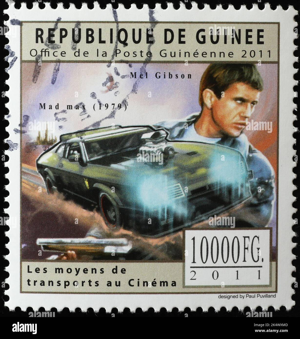 Mel Gibson in Mad Max on postage stamp Stock Photo - Alamy