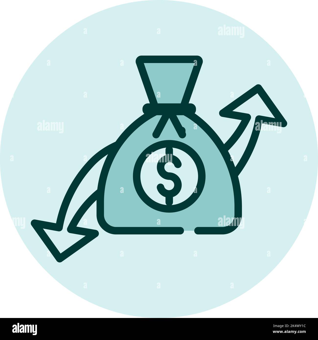 Business valuation, illustration, vector on a white background Stock ...