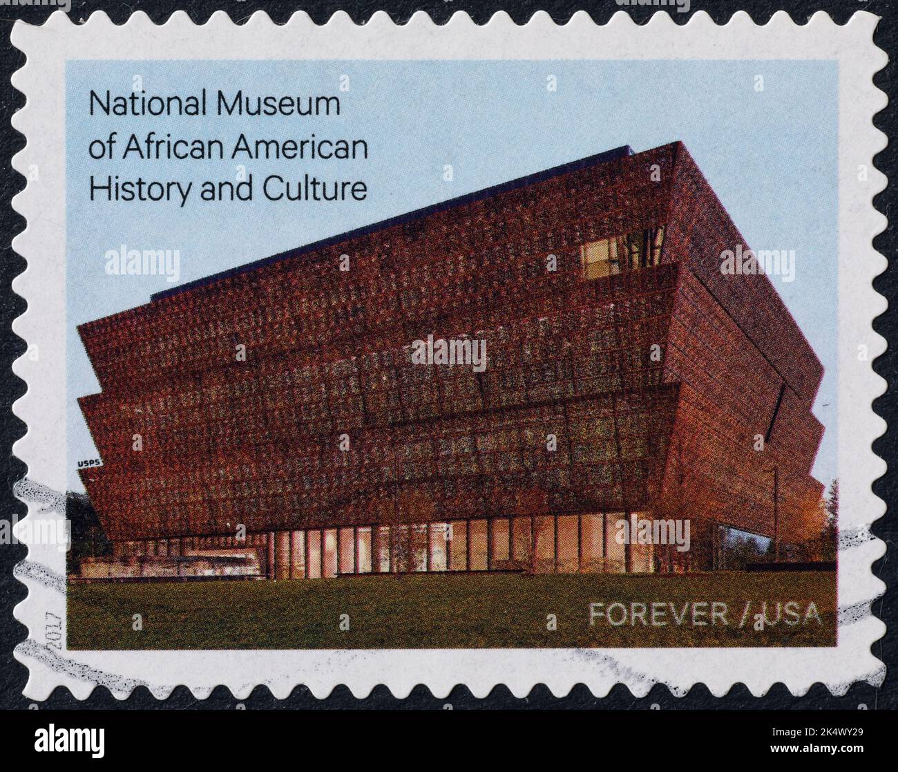 Museum of african american history and culture on postage stamp Stock ...