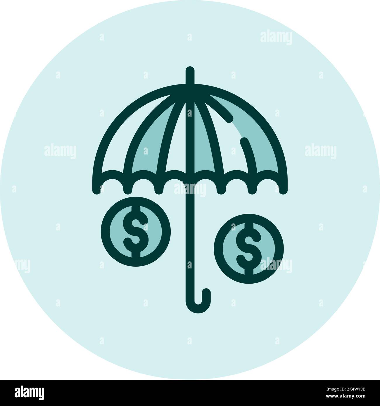 Business risk reduction, illustration, vector on a white background ...