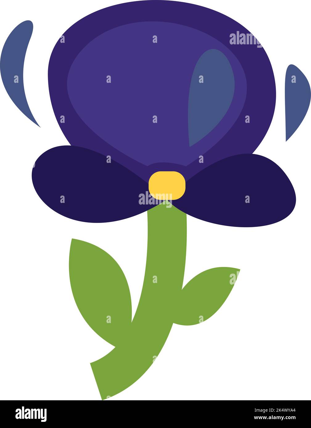 Snow on tree flower Stock Vector Images - Alamy