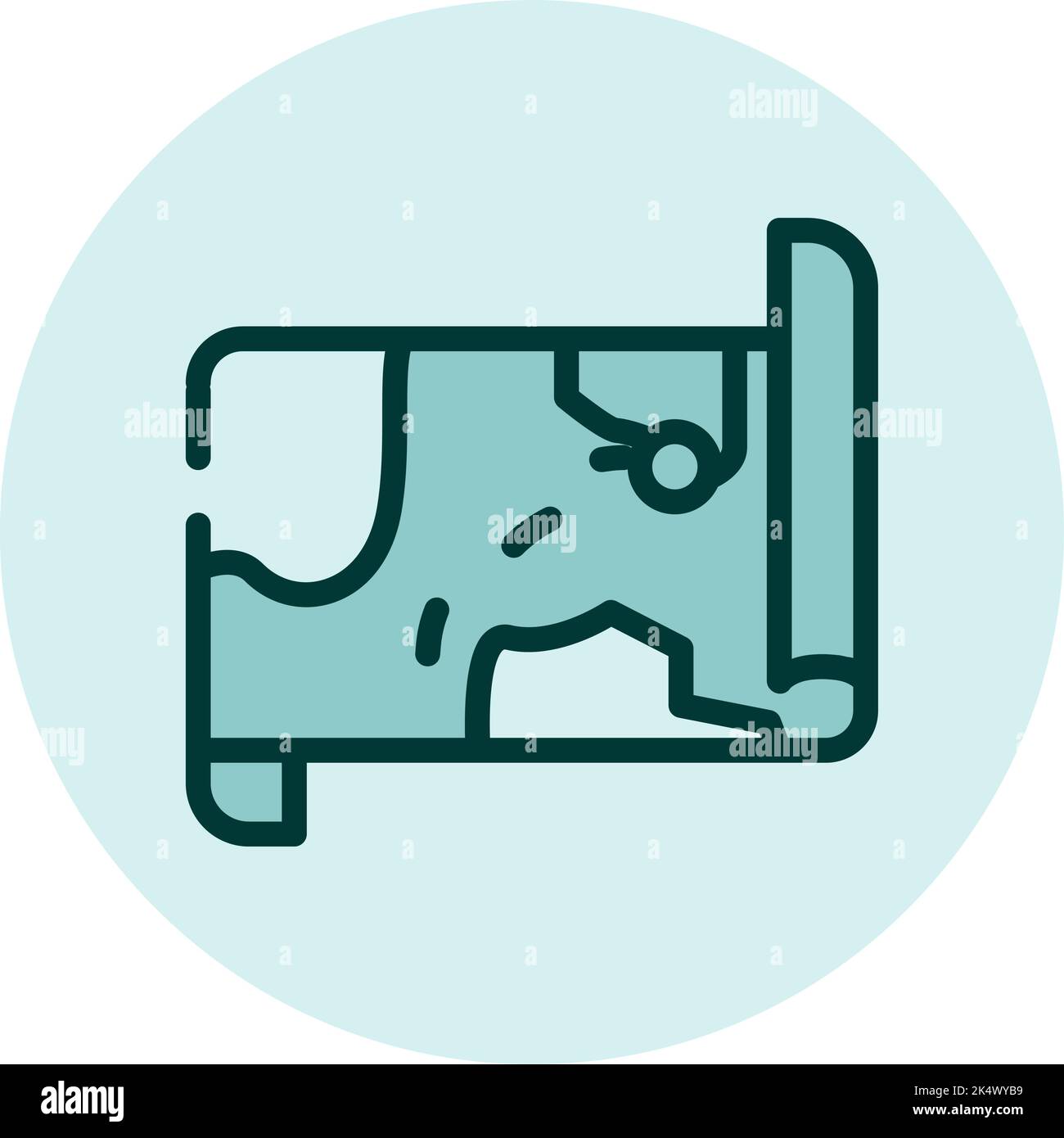 Game map, illustration, vector on a white background Stock Vector Image ...