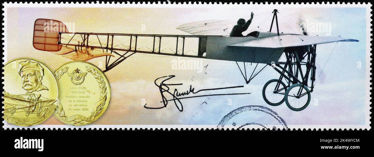 Pioneer airplane of Louis Bleriot Stock Photo - Alamy