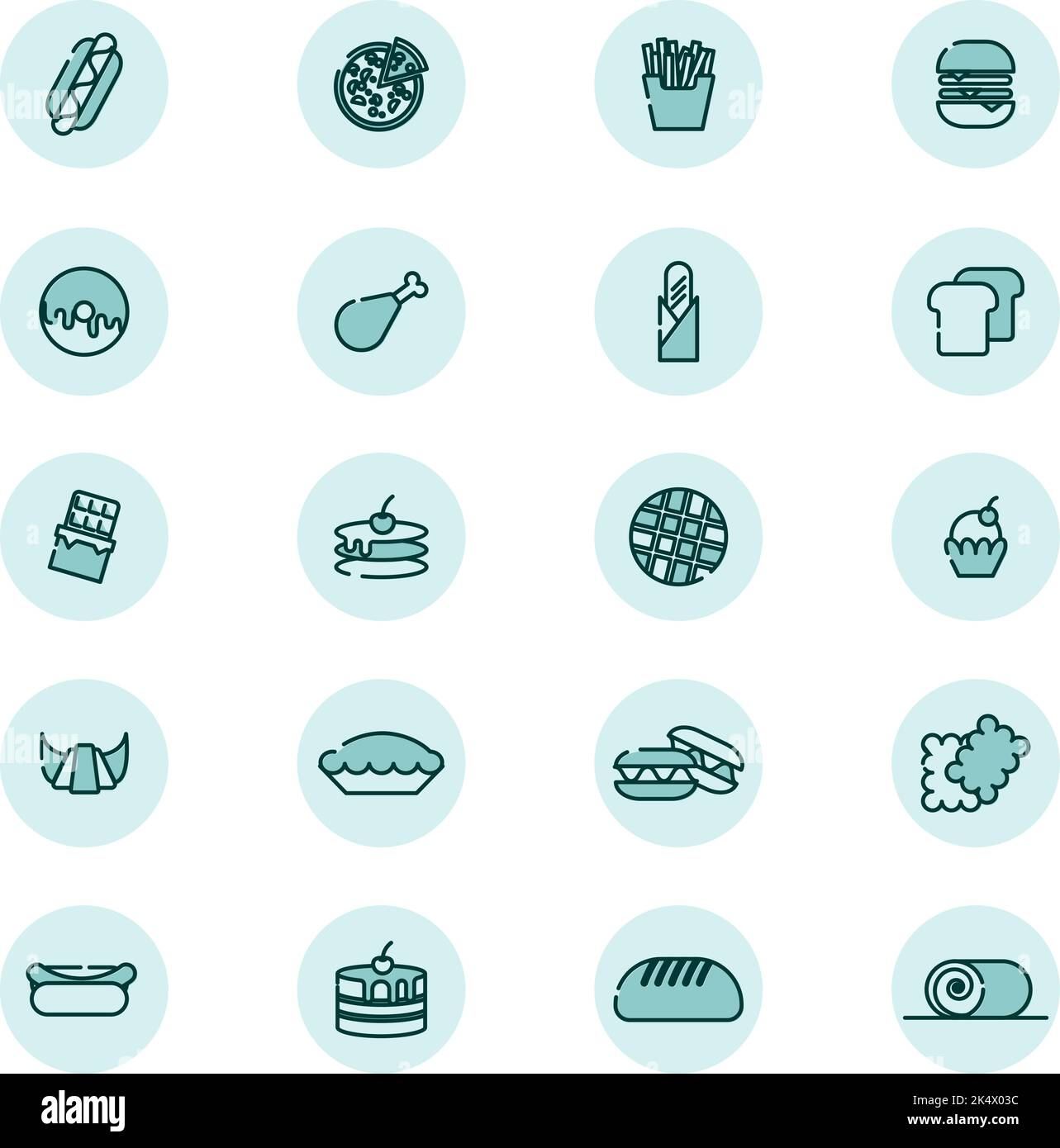 Food as a treat Stock Vector Images - Alamy