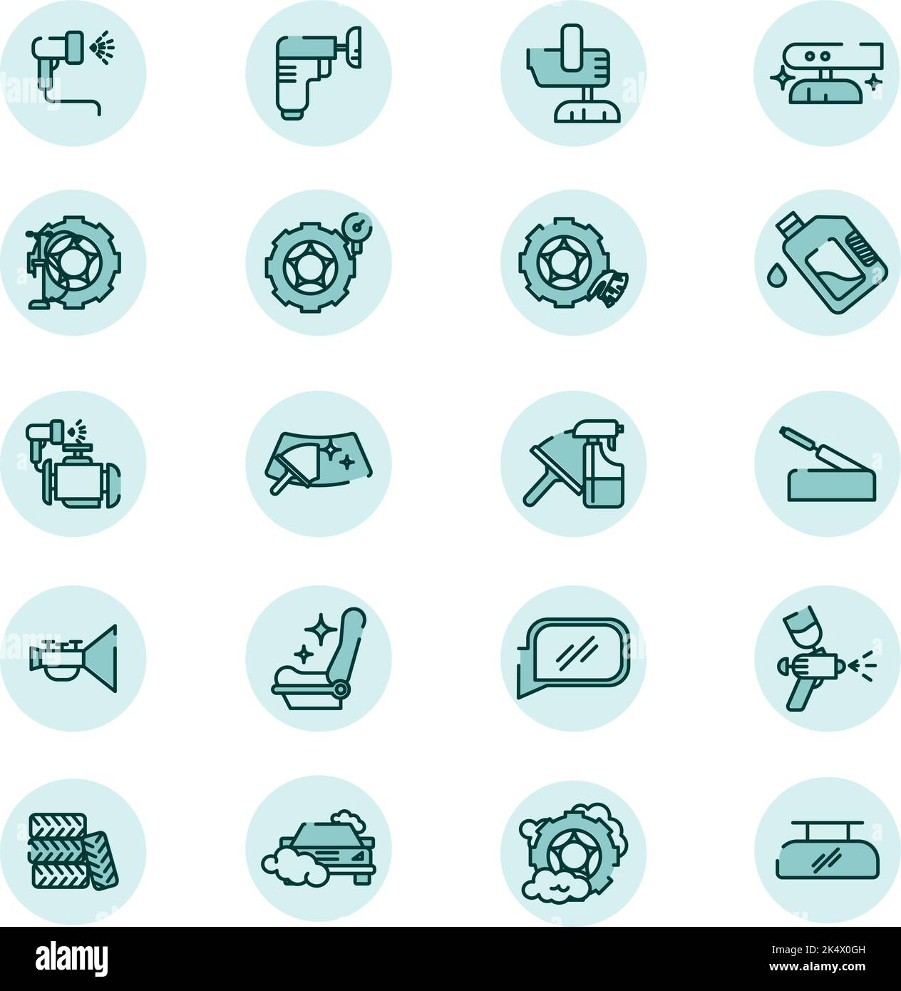 Car mechanics, illustration, vector on a white background Stock Vector ...