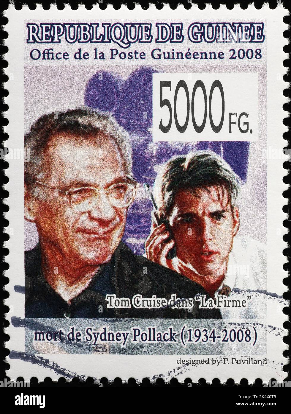 Sidney Pollack and his movie The firm on postage stamp Stock Photo - Alamy